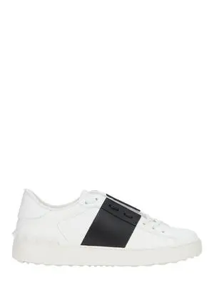 Valentino Garavani Low Leather Open Sneakers - White