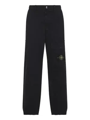 Stone Island Cargo Trousers - Black