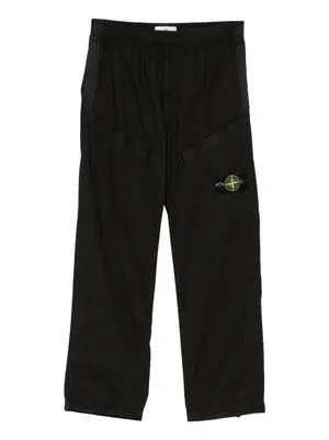 Stone Island Compass Patch Cargo Pants - Black