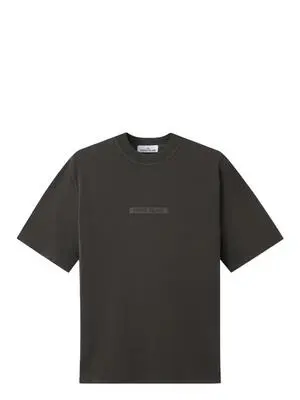 Stone Island Garment-dyed T-shirt - Coalgrey