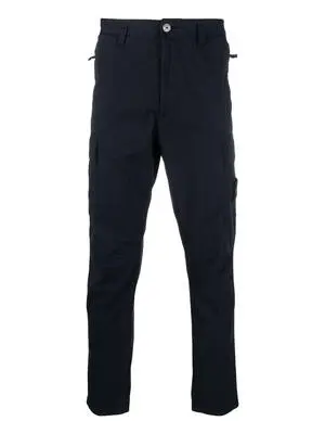 Stone Island Logo-patch Cargo Trousers - Navyblue