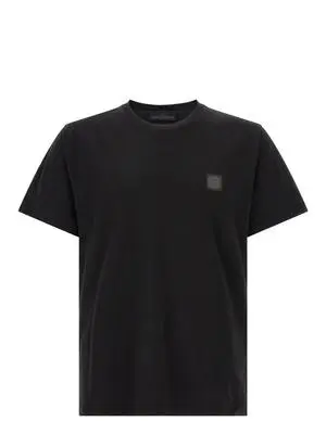 Stone Island Logo-patch T-shirt - Black