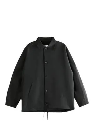Givenchy Embroidered Paris Polyfaille Coach Jacket - Black
