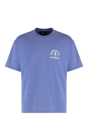 REPRESENT Cotton Crew-neck T-shirt - Lilac