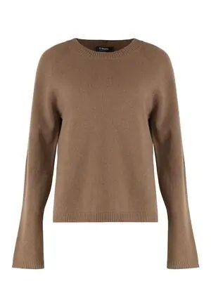 Max Mara Essential Wool-cashmere Crewneck Sweater - Camel