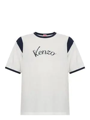Kenzo Varsity Cotton T-shirt - Offwhite