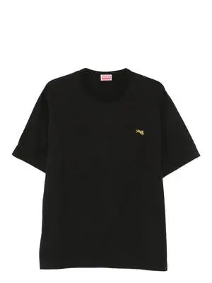 Kenzo Jumping Tiger Patch T-shirt - Black