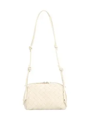 Bottega Veneta Intrecciato Mini Pouch - White