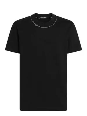 Dolce & Gabbana Crew Neck Short Sleeve T-shirt - Nero