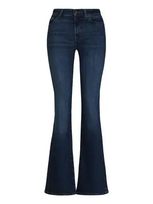 7 For All Mankind Medium-waist Bootcut Jeans - Denim