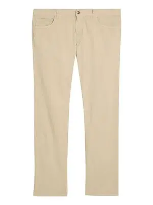Canali Cottonblend Twill Chinos - Sand