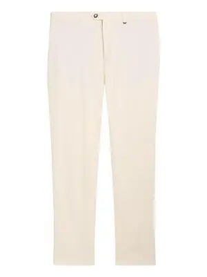 Canali Cottonblend Twill Chinos - Cream