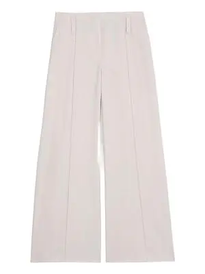 BRUNELLO CUCINELLI Brunello Cucinelli Wool And Mohair-Blend Twill Wide-Leg Pants