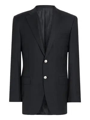Canali Wool Blazer - Black