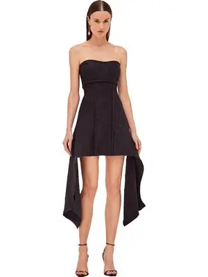 ALEXIS Alexis Brigitte Strapless Mini Dress With High-Low Hemline