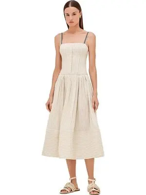 Alexis Palmi Dress Striped Midi Dress - Stripe