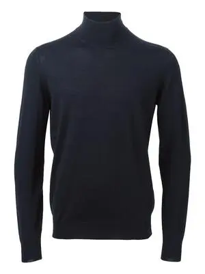 DRUMOHR Wool Sweater With Turtleneck - Blue