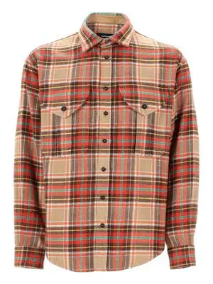 Dsquared2 Camicia "plaid Military - Beige