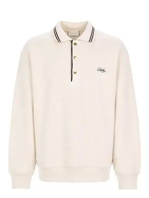 Drole De Monsieur Polo In Cotone Con Logo - Beige