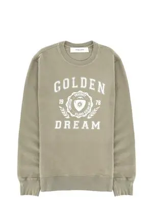 GOLDEN GOOSE Felpa Regular Fit - Beige