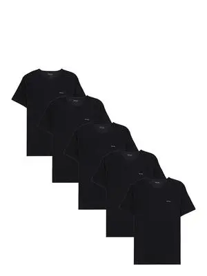 Paul Smith 5-pack T-shirt In Cotone - Black