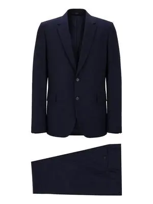 Paul Smith Abito Due Pezzi In Lana - Blue