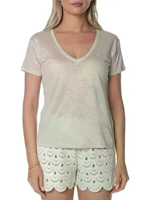 MC2 SAINT BARTH Eloise Embroidered T-shirt - Neutrals