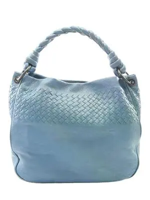 Bottega Veneta Intrecciato Shoulder Bag - Blue