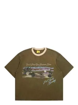 STADIUM GOODS Graphic-print Desertscape T-shirt - Brown