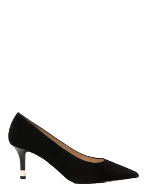 Furla Pointed-toe Suede Pumps - Black