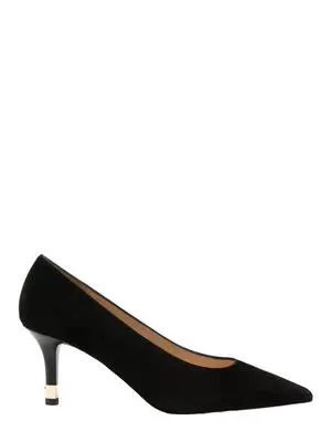 Furla Pointed-toe Suede Pumps - Black