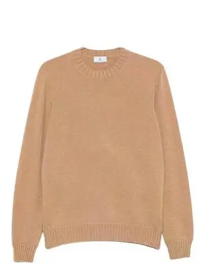 MAGAZZINO RICAMBI Ribbed-trim Crew-neck Sweater - Neutrals