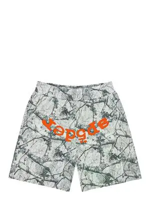 SP5DER Real Tree Og Web V2 Track Shorts - Grey
