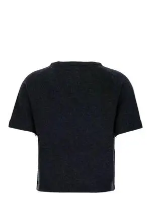 SEMICOUTURE Layered Short-sleeve Sweater - Grey