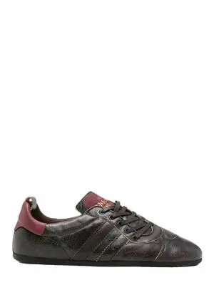 VIVIENNE WESTWOOD Drunken Trainer Leather Sneakers - Black
