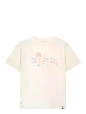 Palm Angels Feel High Regular T-shirt - Neutrals