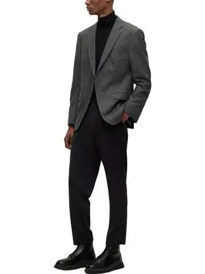 Hugo Wool Elbow Patch Jacket - Grey