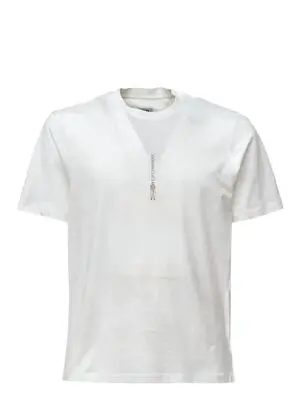 C.P. COMPANY 30/1 Logo-print Cotton T-shirt - White