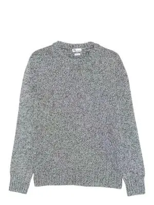 DOPPIAA Marl Knit Crewneck Sweater - Grey