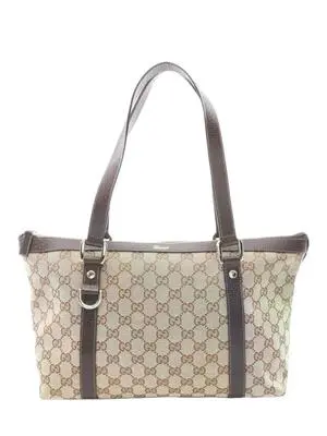 Gucci Gucci GG Canvas Tote Bag Neutrals