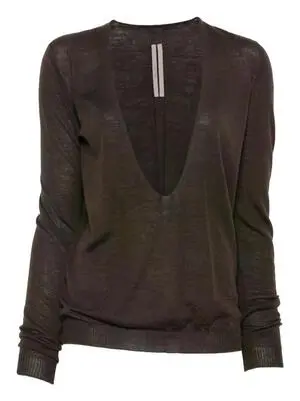 RICK OWENS Rick Owens V-Neck Sweater