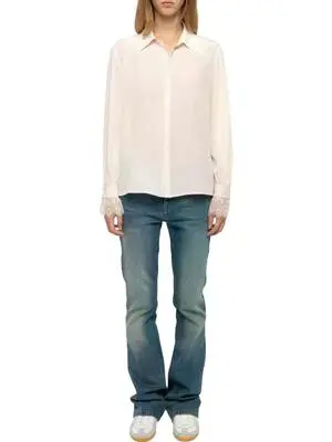 ZADIG&VOLTAIRE ZADIG&VOLTAIRE Silk Shirt With ZV Embroidery