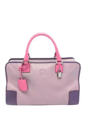 Loewe Loewe Amazona 36 Calf Leather Tote Bag Neutrals