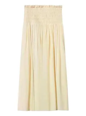 Isabel Marant Étoile ISABEL MARANT Nerly Long Silk Skirt Neutrals