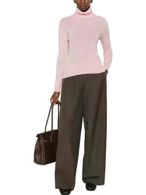 ARAGONA Turtleneck Sweater Pink