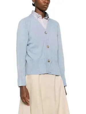 ARAGONA V-neck Cardigan - Blue
