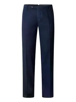 HACKETT LONDON Kensington Devon Buttoned Trousers - Blue
