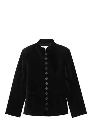 Zadig&Voltaire Vallo Velvet Jacket - Black