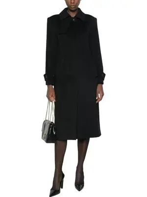 Tagliatore Bethany Button-fastening Coat - Black