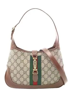 Gucci Jackie Gg Supreme Shoulder Bag - Neutrals